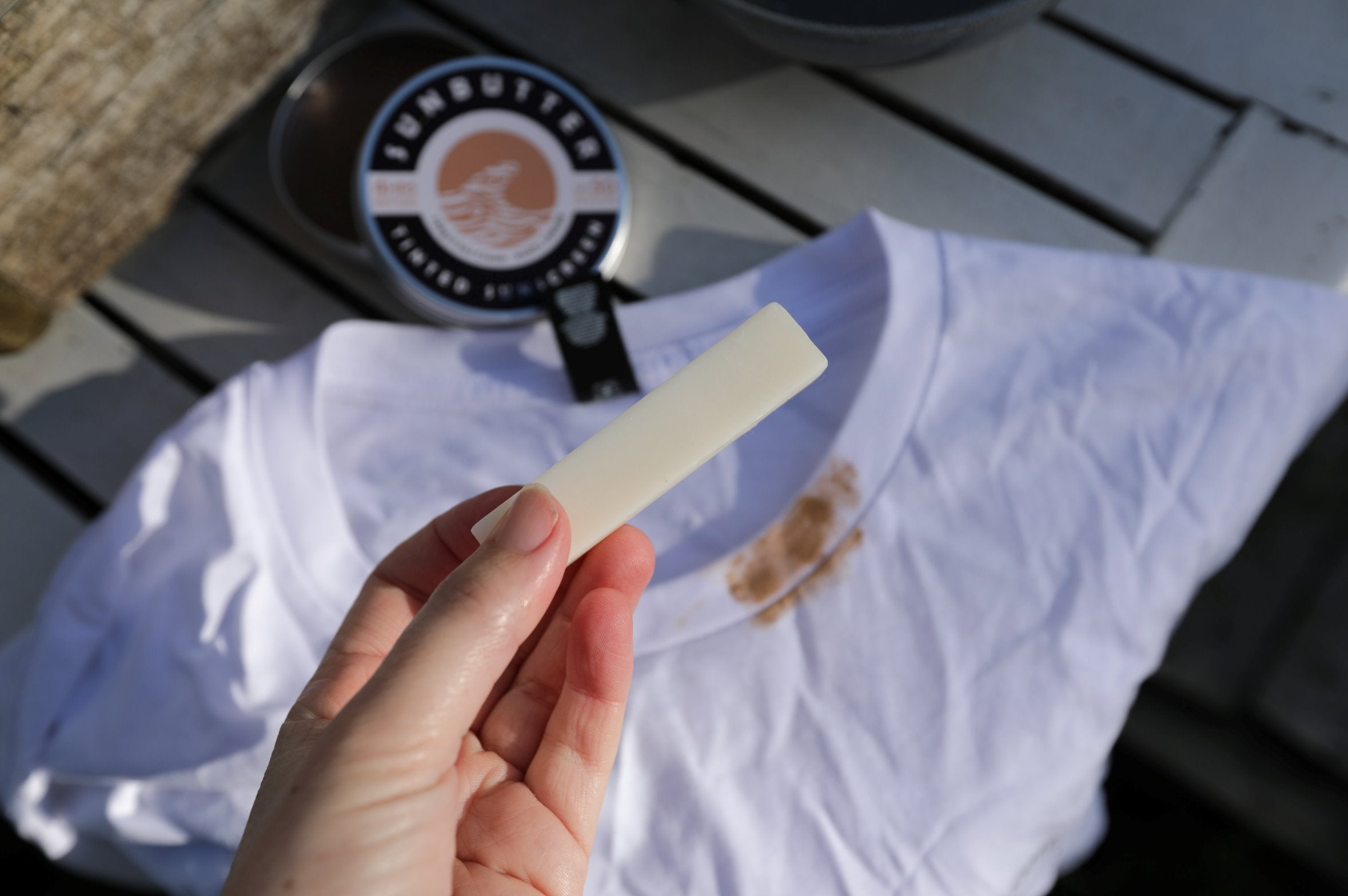 Let’s talk tinted sunscreen and stain removal – SunButter Skincare